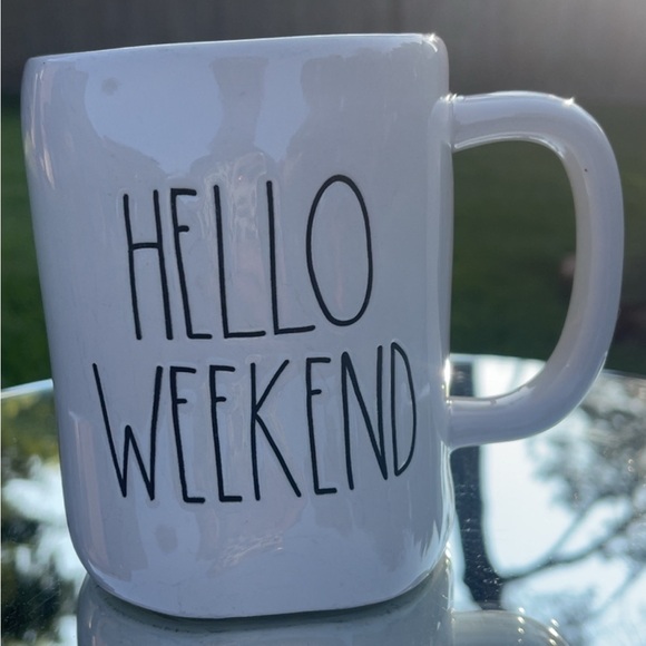 Rae Dunn | Dining | Rae Dunn Hello Weekend Mug | Poshmark